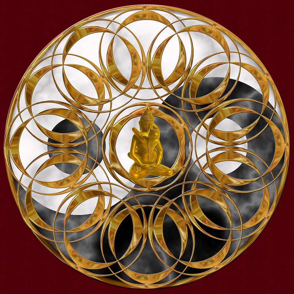 "Tantric Balance Mandala" by Hugh Fathers | Redbubble