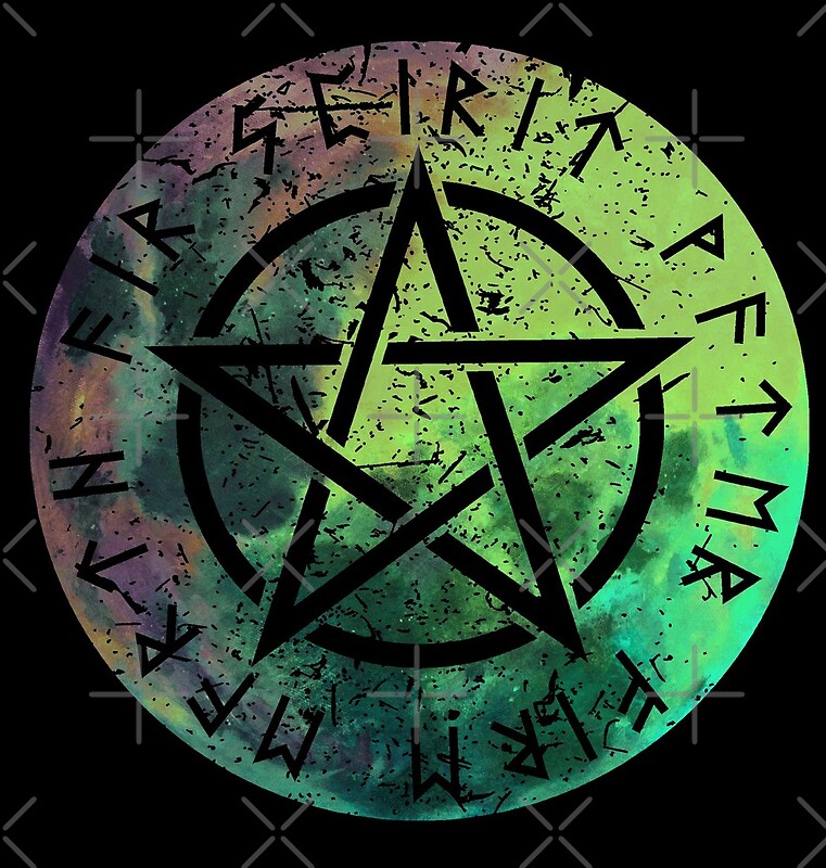 "Nordic Runes - Pentacle - Elements - Earth, Fire, Water, Spirit, Air ...