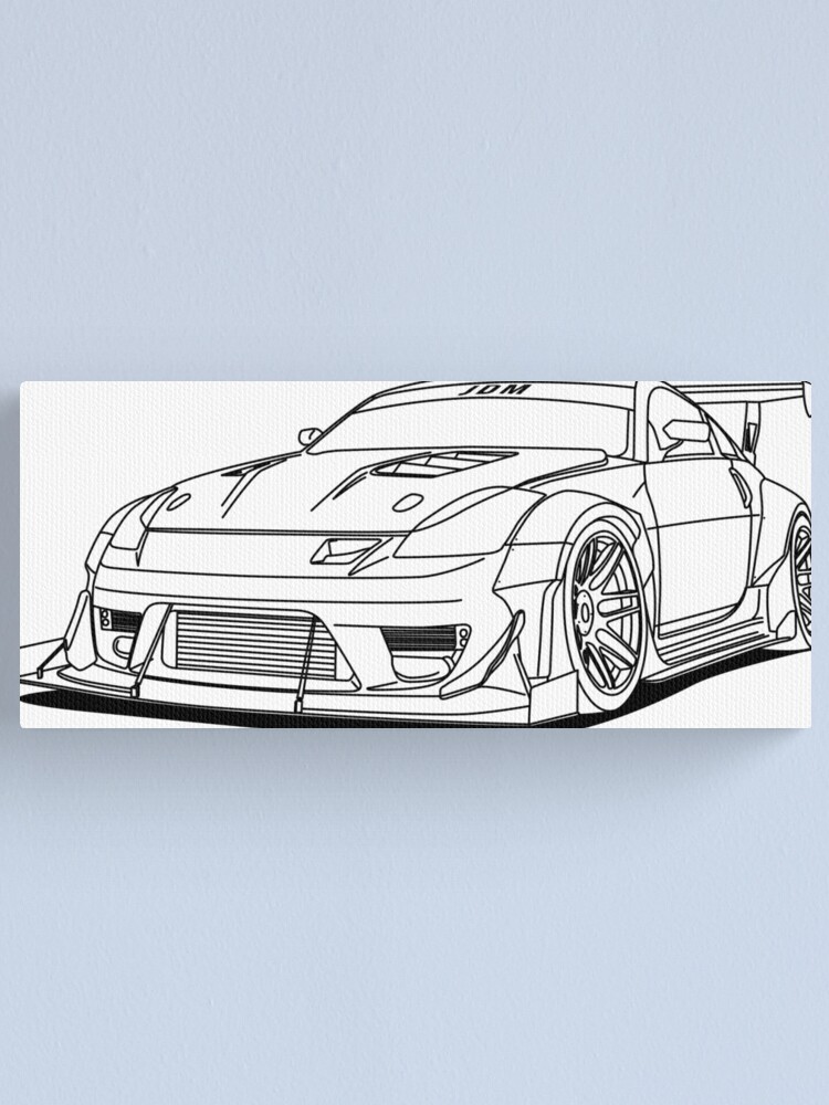 "JDM" Canvas Print for Sale by MegaLawlz | Redbubble