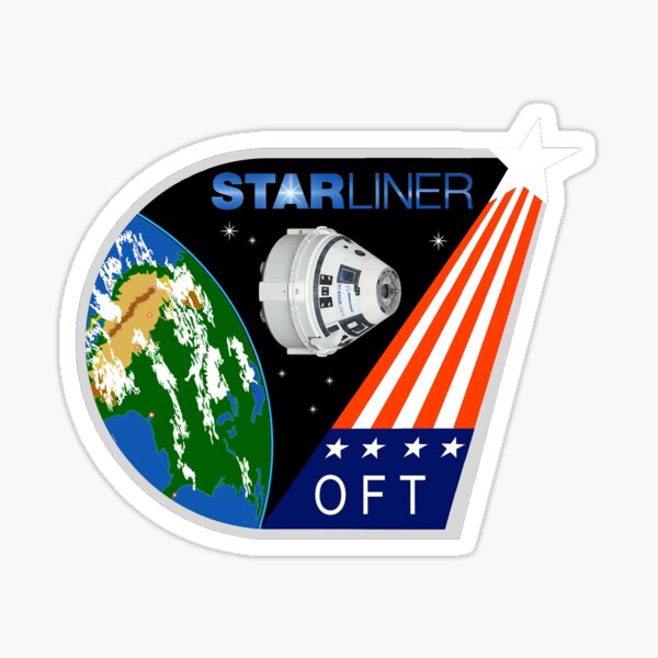 "NASA's Starliner Orbital Test Flight Patch" Sticker for Sale by ...