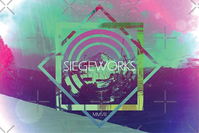 "Siegeworks Polyscape: Mountains" by siege103 | Redbubble