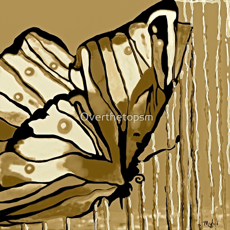 "Autumn Butterfly Neutral @#2" by Overthetopsm | Redbubble