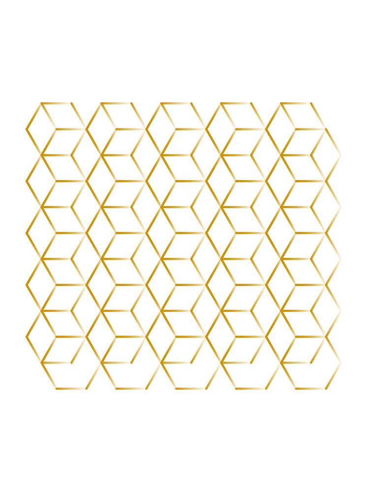 "Gold hexagon pattern" Kids T-Shirt for Sale by adiosmillet | Redbubble