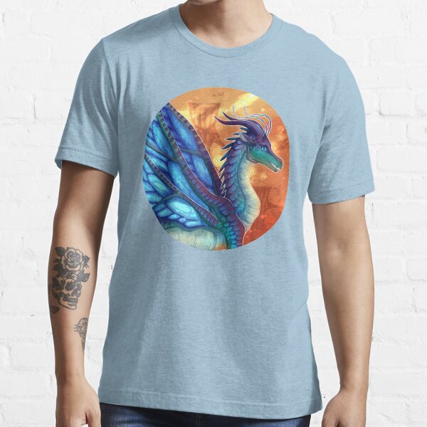 "Wings of Fire - Blue" T-shirt for Sale by Biohazardia | Redbubble ...