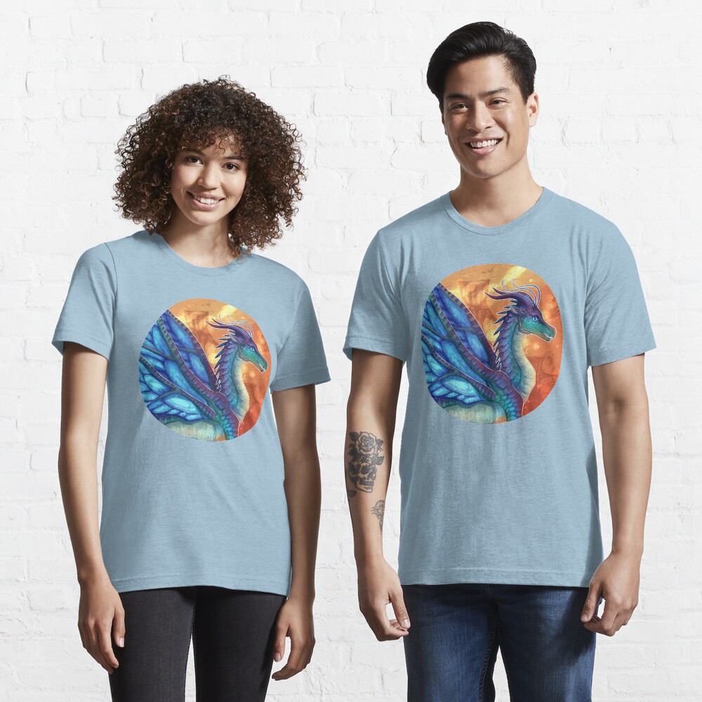 "Wings of Fire - Blue" T-shirt for Sale by Biohazardia | Redbubble ...
