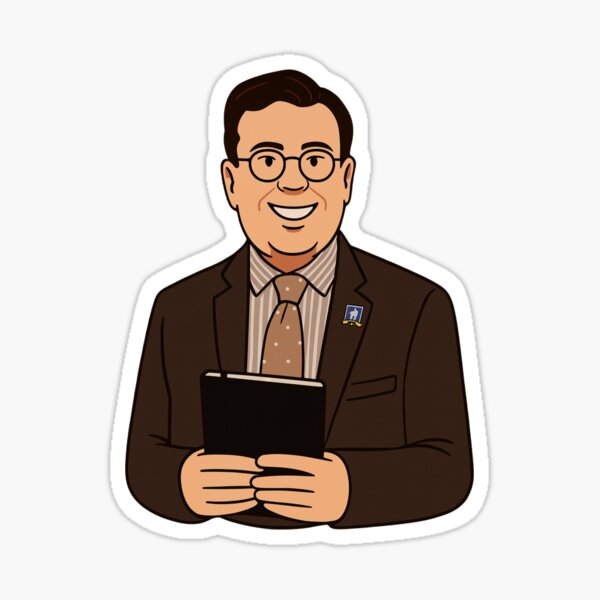 "Leslie Higgins – AFC Richmond Cartoon Character Illustration" Sticker ...