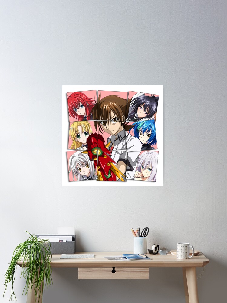 "HighSchool DxD - Issei and Occoult Club" Poster for Sale by Nyki Draw | Redbubble