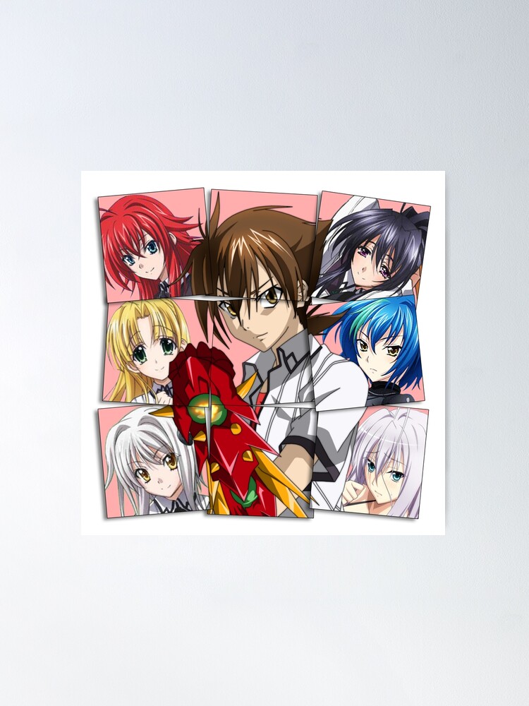 "HighSchool DxD - Issei and Occoult Club" Poster for Sale by Nyki Draw | Redbubble