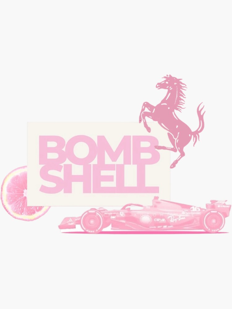 "Formula 1 pink design" Sticker for Sale by Mirai999 | Redbubble