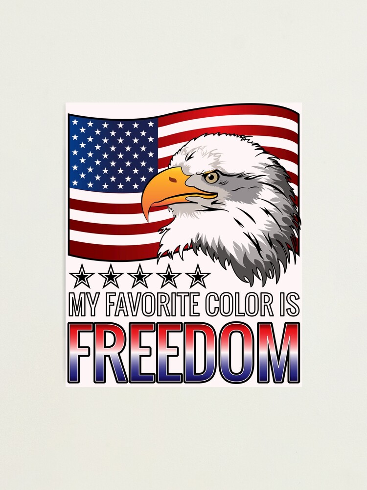 Freedom Eagle Flag American Eagle Mascot Logo The Symbol Of Freedom