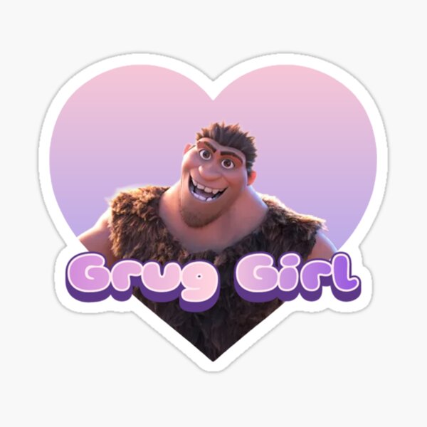"Grug Girl" Sticker for Sale by Martydericks | Redbubble