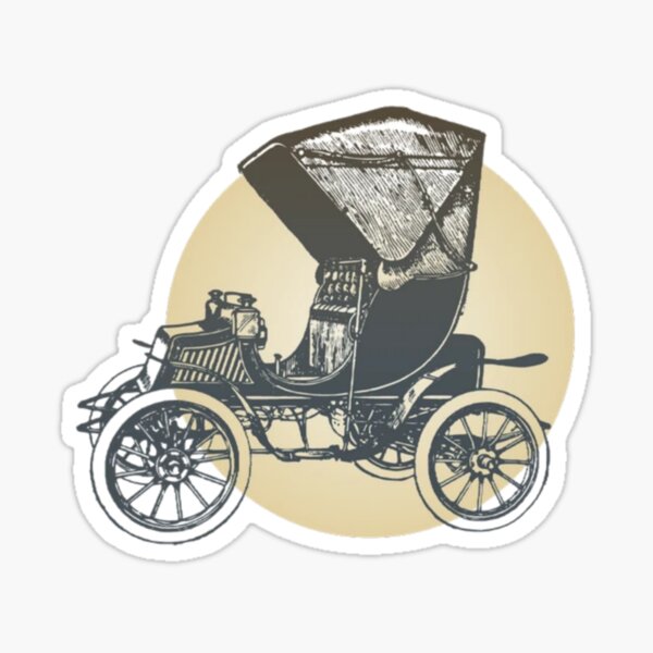 "Old car " Sticker for Sale by shahidpp | Redbubble