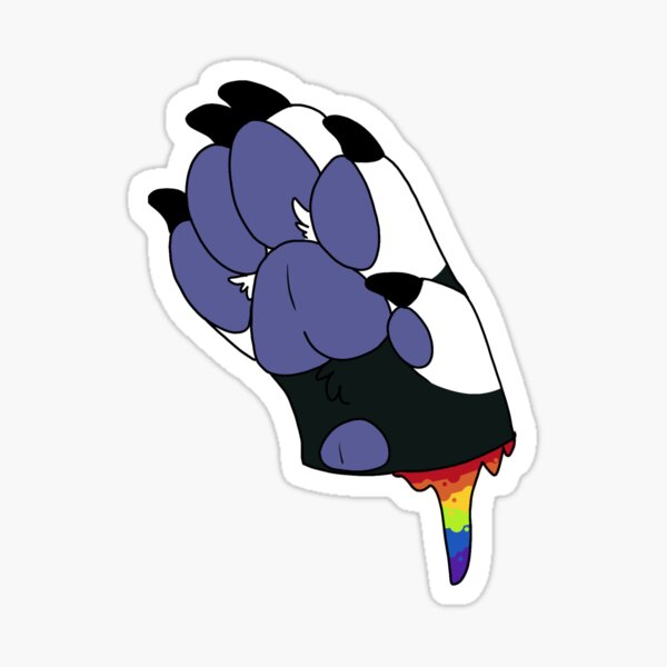 "Paw Gore" Sticker by TigermoonEstara | Redbubble