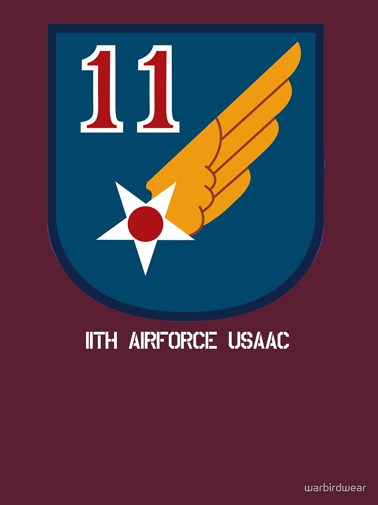 "11th Air Force Emblem" Essential T-Shirt for Sale by warbirdwear ...