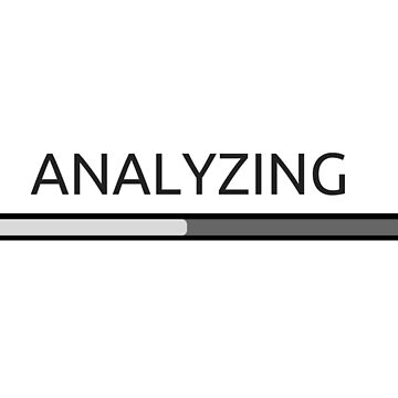 "Analyzing in progress bar" Sticker for Sale by GEEKEASY | Redbubble