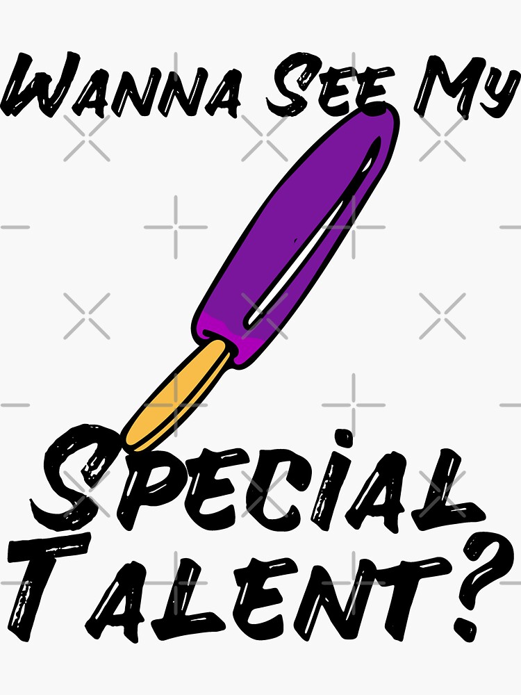 "Wanna See My Special Talent? Deep Popsicle" Sticker for Sale by ...