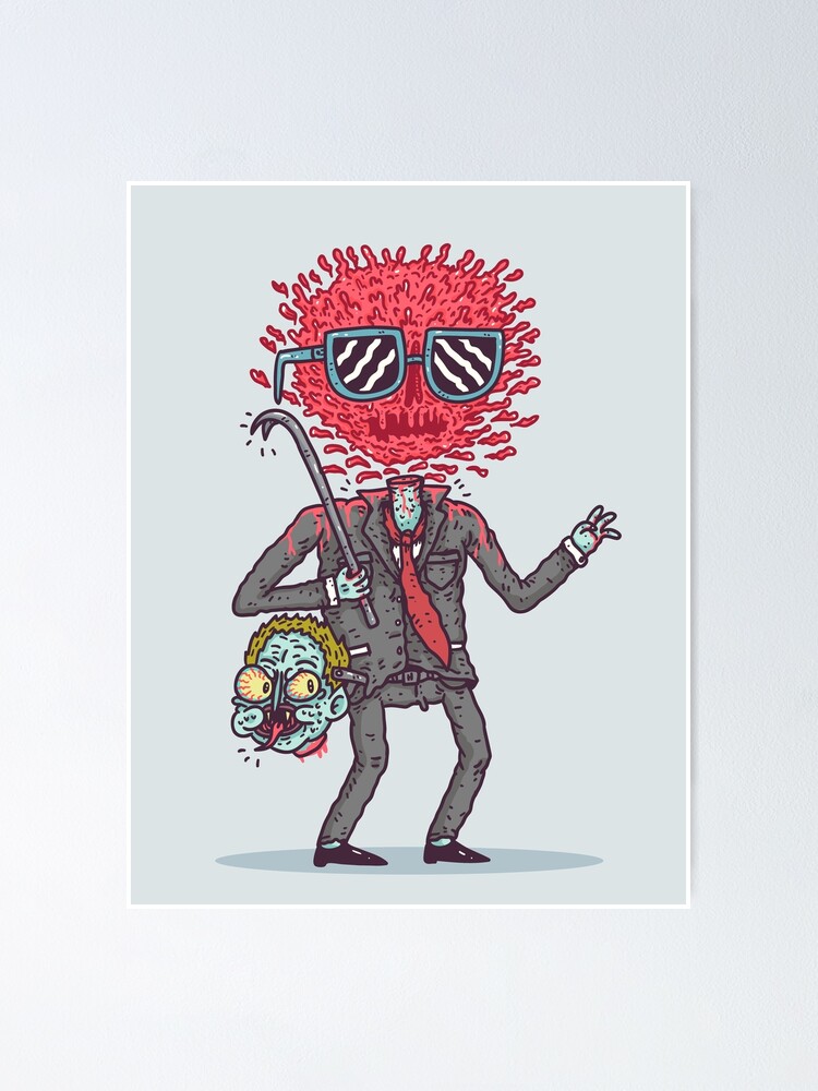 "Blood Face" Poster by spookyhex | Redbubble