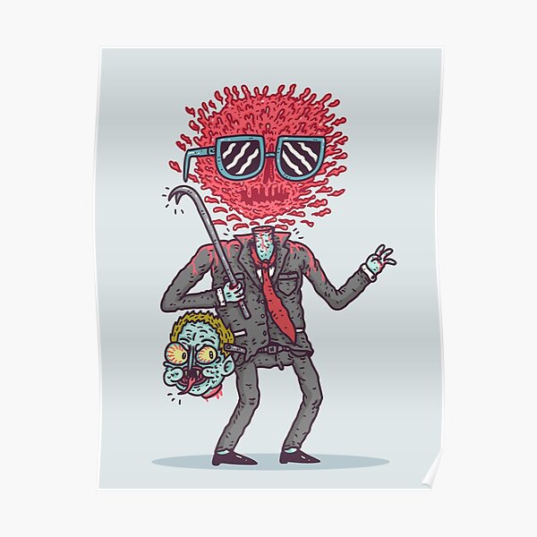 "Blood Face" Poster by spookyhex | Redbubble