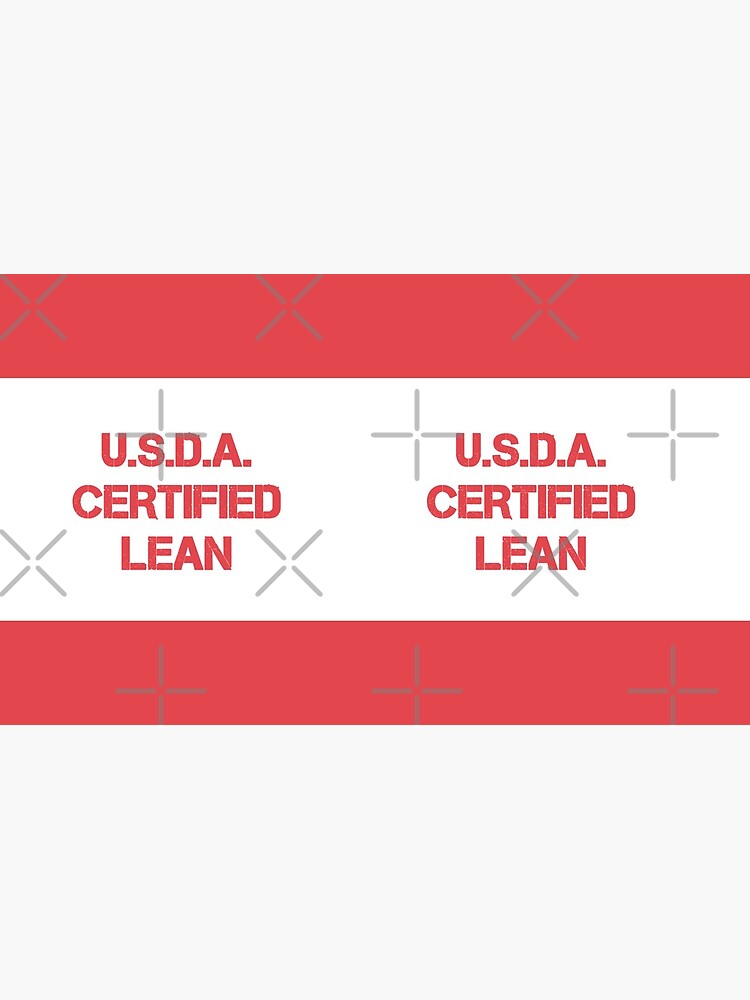 "USDA Certified Lean" Coffee Mug for Sale by BaconPancakes21 | Redbubble