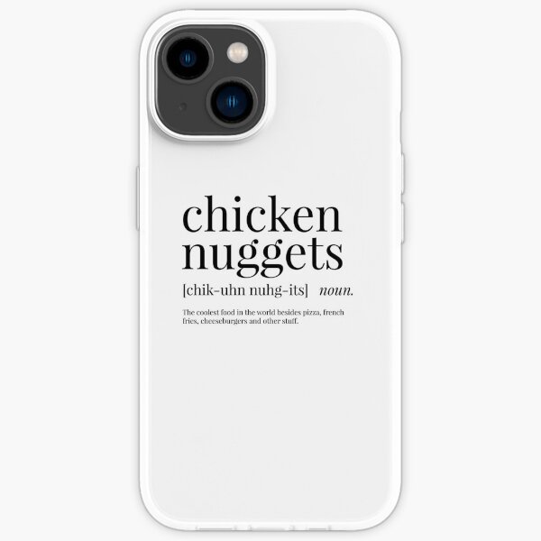 "Chicken Nuggets Definition" iPhone Case for Sale by definingprints ...