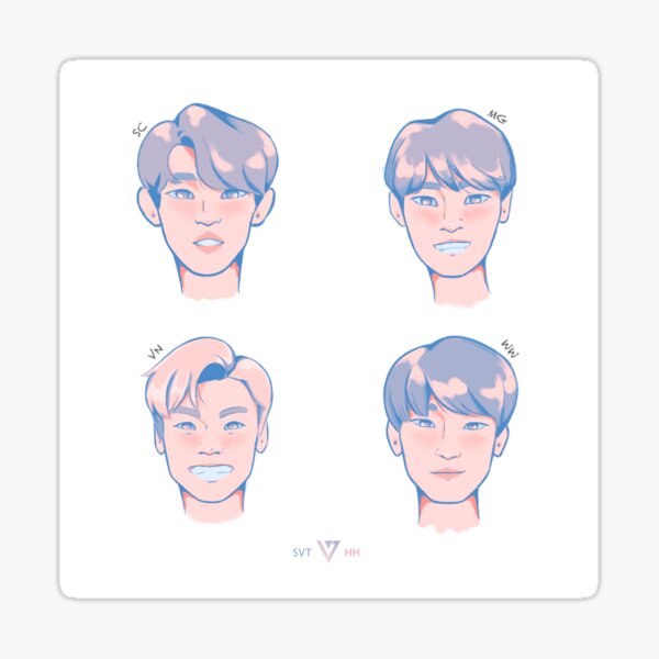 "SVT Hip Hop unit" Sticker by ncba | Redbubble