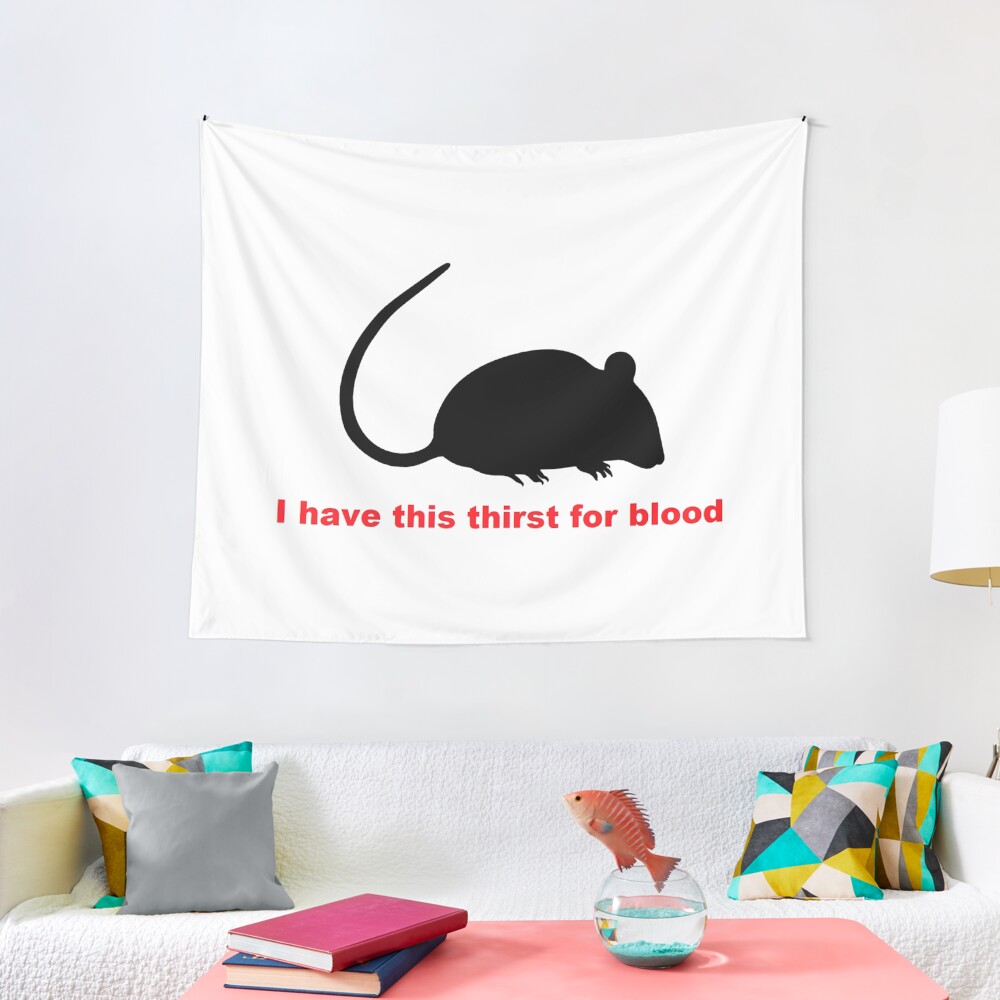 "Vampyr Vampire Rat Rats thirst for blood" Tapestry for Sale by DogLord ...