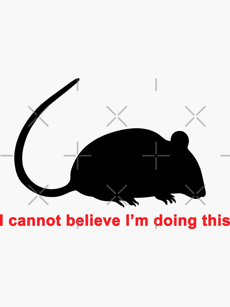 "Vampyr Vampire Rat Rats thirst for blood believe despicable" Sticker ...