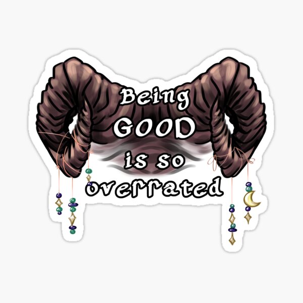 "Good Is Overrated" Sticker for Sale by IYWSoftServe | Redbubble