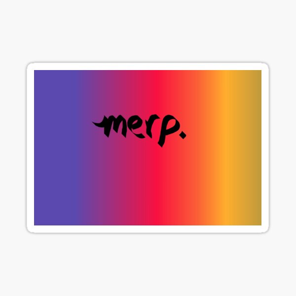 Merp Stickers | Redbubble