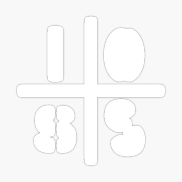 "LOSS Meme - Letters White" Sticker for Sale by FalconArt | Redbubble