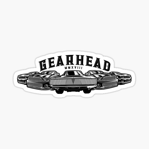 "Gearhead Racing Team Auto mechanic Design" Sticker for Sale by ...