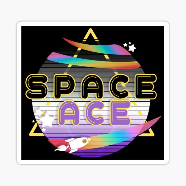 "Space Ace" Sticker for Sale by rexio | Redbubble