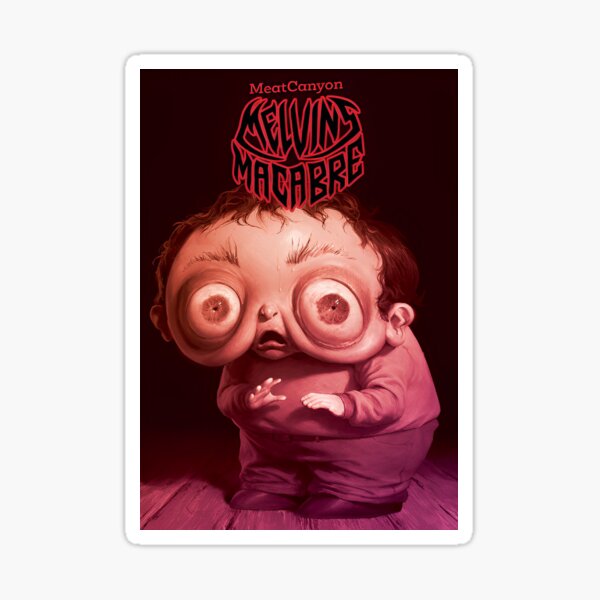 "meatcanyon merch" Sticker for Sale by BrainOnFireNow | Redbubble