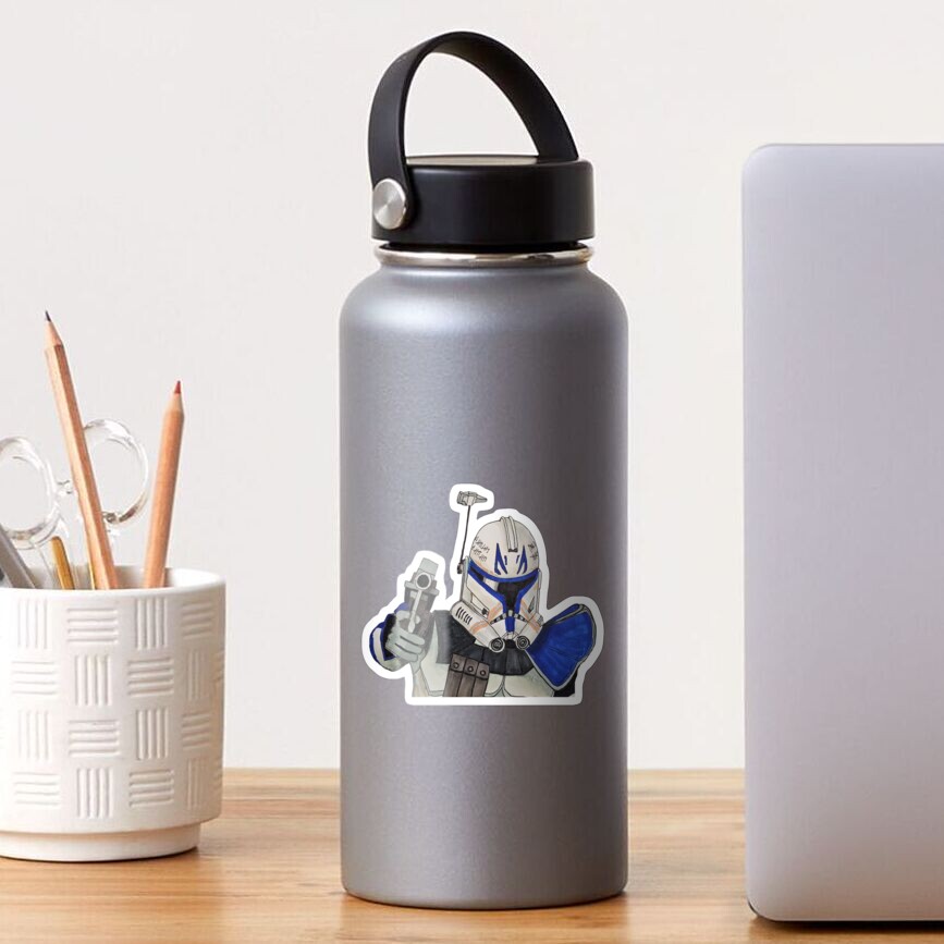 "Clone Captain Rex" Sticker for Sale by boldtvillemayor | Redbubble