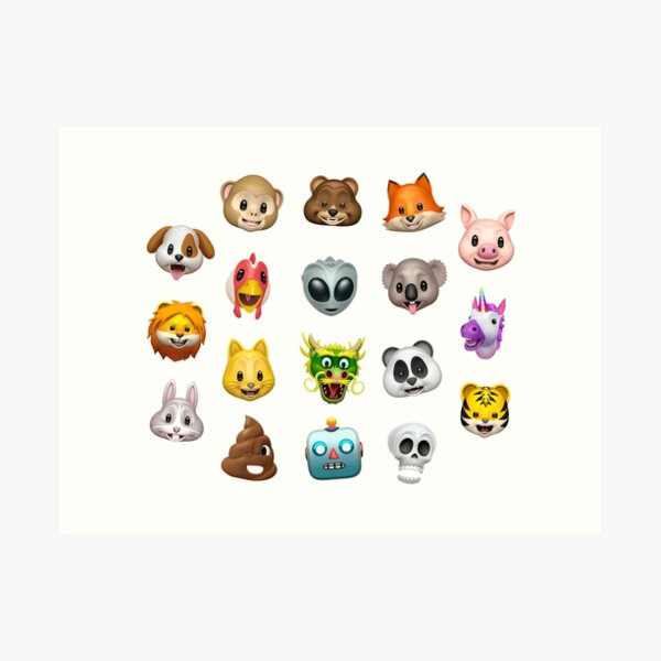 "Animoji" Art Print for Sale by freddylikeapple | Redbubble