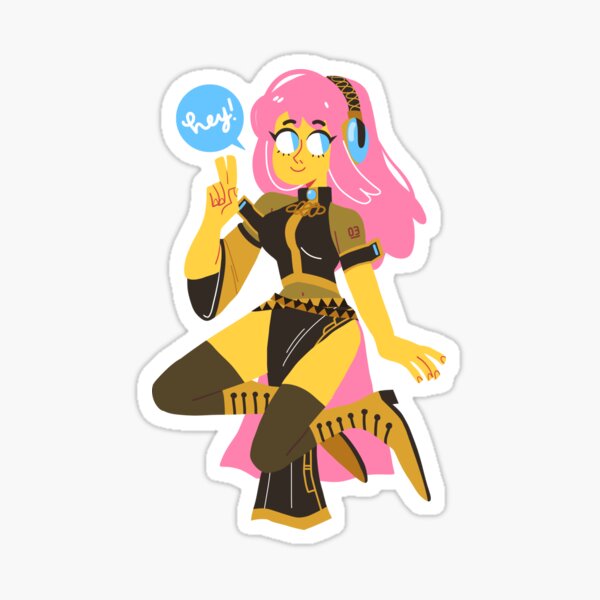 Megurine Luka Stickers | Redbubble