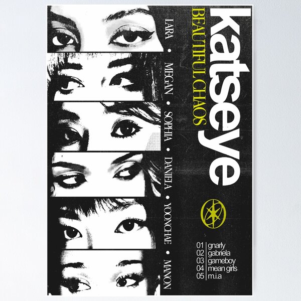 "KATSEYE Aesthetic Graphic Poster / Print" Poster for Sale by nikisua ...