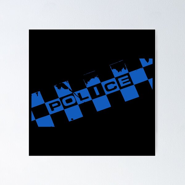 "Checkered Police Tape" Poster for Sale by UNK-Fatigues | Redbubble
