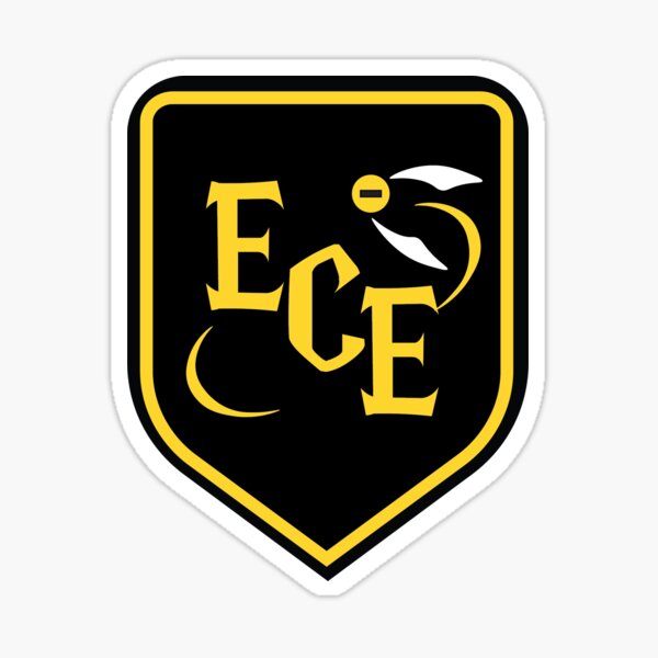 "ECE Logo " Sticker by Occok | Redbubble