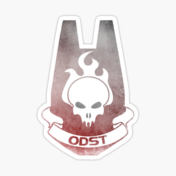 "Halo ODST worn logo " Sticker for Sale by Sup3rs-Store | Redbubble