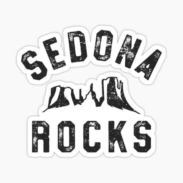 "Funny Sedona Shirt - Sedona Rocks Arizona Vacation Pun Gift" Sticker ...