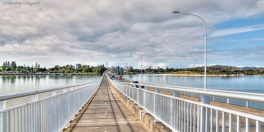 "Forster Tuncurry Bridge 01" by kevin Chippindall | Redbubble