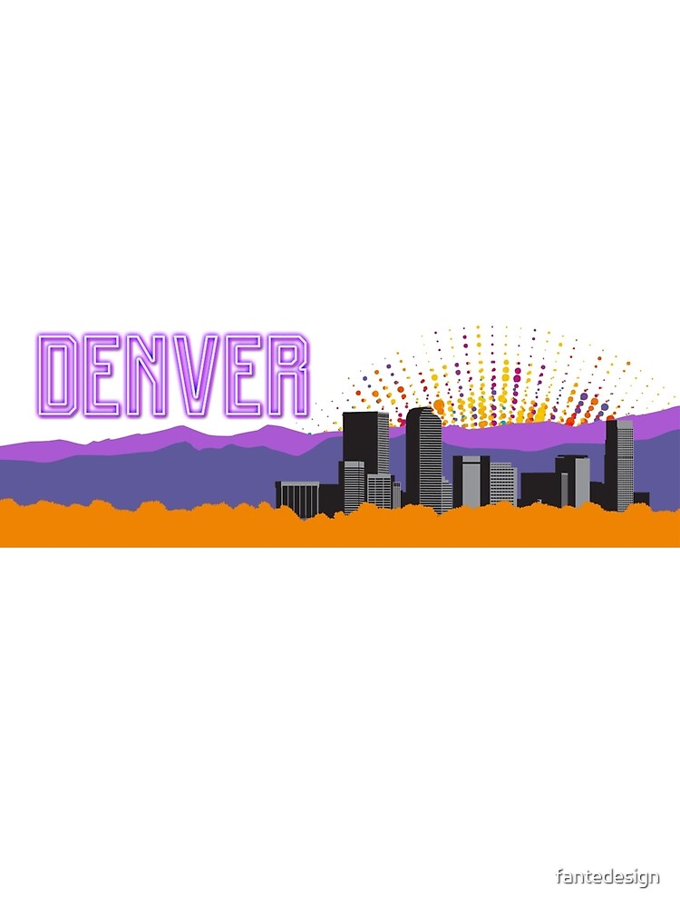"Denver Colorado 5280 Mile High City" Photographic Print by fantedesign ...