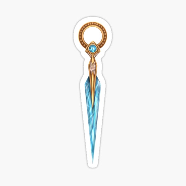 "Solas's Lyrium Dagger" Sticker for Sale by ffennix | Redbubble