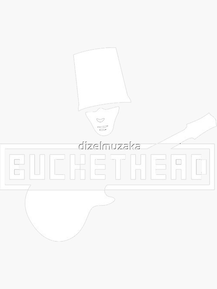 "buckethead" Sticker for Sale by dizelmuzaka | Redbubble