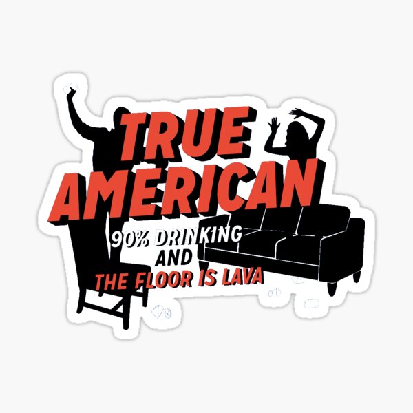 New Girl True American Stickers | Redbubble