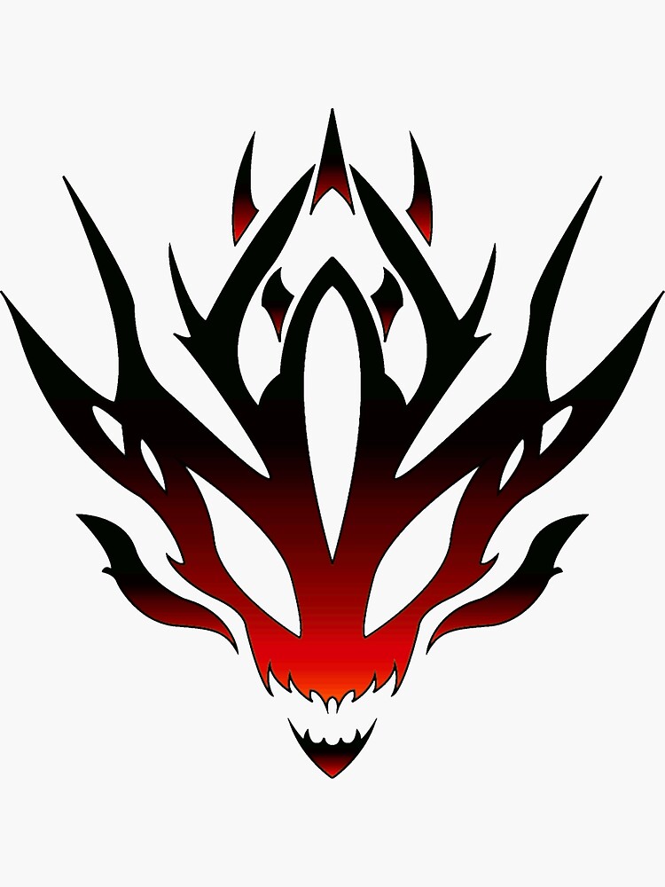 "Demon Spawn Mask" Sticker for Sale by ClothingSimple | Redbubble