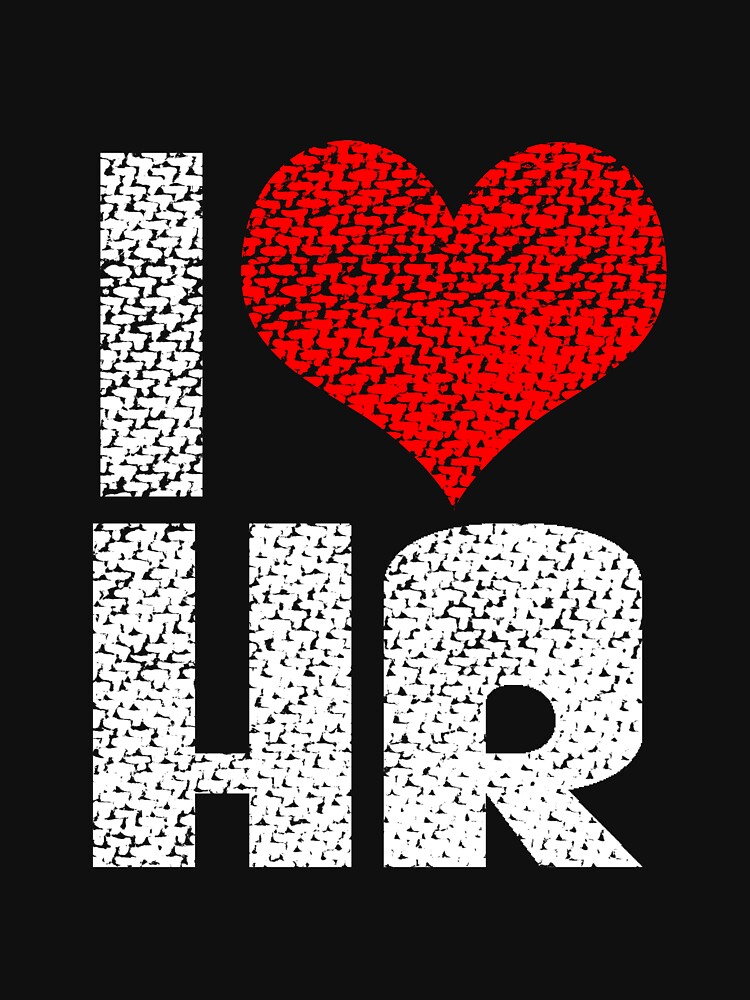 "I Love HR Human Resources Coworker Gift Vintage" Essential T-Shirt for Sale by CreativeStrike ...