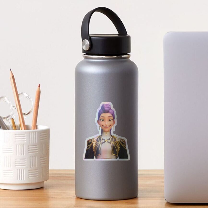 "Rumi Kpop Demon Hunters Smile" Sticker for Sale by WillGriff | Redbubble