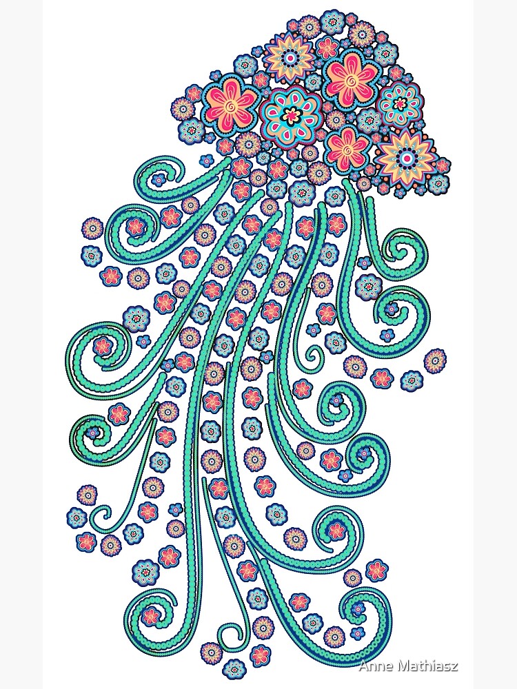 Póster «Medusa, Medusa, flor del mar» de boom-art | Redbubble